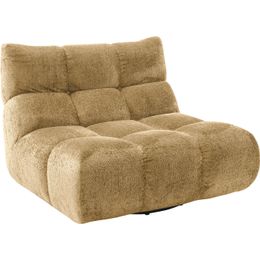 1,5-Sitzer Home Affaire, B:112cm H:85cm T:108cmold, gold, 100% Polyester, Sofas, "Cozy Bubble, 360 drehbarer Sessel, Breite 107cm", mit eleganter