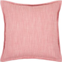 Dekokissen Pad "Reflex", pink, unifarben, B:50cm L:50cm, Baumwolle, Dekokissen_Sitzkissen_Kissenh&uuml;llen, einzigartiges Design, Kissenh&uuml;lle ohne F&uuml;llung, 1 St&uuml;ck