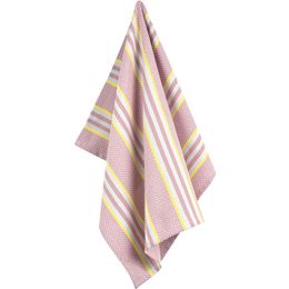 Geschirrtuch Pad "CAPRI", pink, B:50cm H:1cm L:70cm T:50cm, 100% Baumwolle, Geschirrt&uuml;cher, Geschirrtuch, 100% Baumwolle, 50x70 cm, gestreift