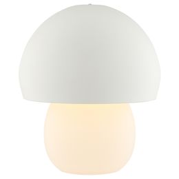 Brilliant LED Tischleuchte "Dupis", wei&szlig;, &Oslash; 20cm H: 23,8cm, 1 Stk., Leuchten, LED Akku-Pilzleuchte, wireless charging, 24cm, 230lm, 2700K, dimmbar, LED Tischleuchte