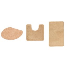Badematte Kleine Wolke "RELAX", champagner, H:30mm, Polyacryl, Badematten, Badematte, Badteppich, Uni Farben, rechteckig, rund & als Set erh&auml;ltlich
