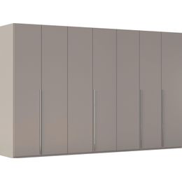 Dreht&uuml;renschrank Rauch "Kleiderschrank Schrank Garderobe W&auml;scheschrank BESTSELLER MONTCLAR", fango, griffe chrom, B:350cm H:223cm T:60cm, Holzwerkstoff, Schr&auml;nke, Dreht&uuml;renschrank, Front in Glas/Hochglanz/Dekor/Grauspiegel in 5 Breiten MADE IN GERMANY, Topseller