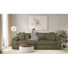 Big-Sofa Home Affaire, B:246cm T:123cmolive, 100% Polyester, Sofas, "Soft&Cosy XL, B: 246 cm - OTTO. Verl&auml;ssliche Qualit&auml;t.", Mega-Sofa, Cord oder