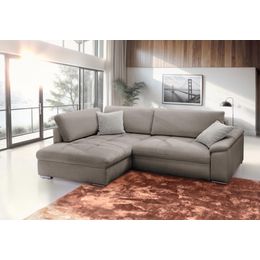Ecksofa exxpo - SOFA FASHION "Casa Grande inkl. Bettfunktion & Bettkasten, OTTOs Choice, bequem", braun (hellbraun, braun), B:268cm H:90cm T:178cm, Sofas, Ecksofa, Breite 268cm, L-Form, guter Sitzkomfort, gro&szlig;e Liegefl&auml;che