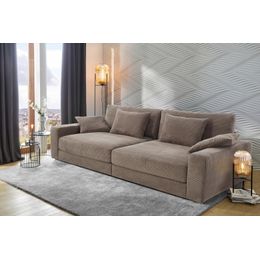 Jockenh&ouml;fer Big-Sofa, B:290cm T:135cmtaupe, JOCKENH&Ouml;FER GRUPPE, Korpus: 100% Polyester;Kissen: 100% Polyester, Sofas, "Milano XXL", mit Federkern, Breite 290cm,