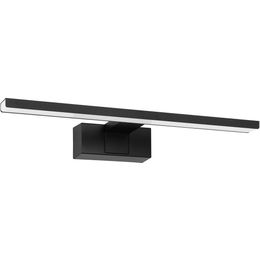 Eglo Spiegelleuchte "CONETTILLA Spiegellampe - Alu - LED - 7W - IP44", schwarz, 1, H: 5cm, 1 Stk., Leuchten, Wandlampe, Badezimmerlampe, Bad, L40 x H5 x AL13 cm, Spiegelleuchte