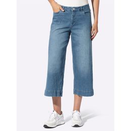 7/8-Jeans Heine, Herren, Gr. 50, Normalgr&ouml;&szlig;en, blau, bleached, 99% Baumwolle, 1% Elasthan, unifarben, 7/8-L&auml;nge, Jeans