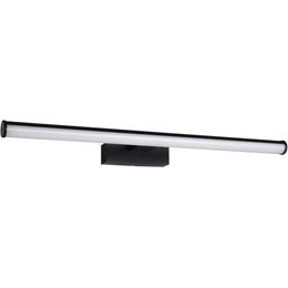 Eglo Wandleuchte "VADUMI Wandlampe - Kunststoff - LED - 11W - IP44", schwarz, 1, H: 5cm, 1 Stk., Leuchten, Wandstrahler, Wandspot, Wohnzimmer, Flur, Schlafzimmer,L60xH5xAL12,5cm, Wandleuchte