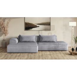 Ecksofa, B:294cm H:71cm T:165cmgrau, exxpo - SOFA FASHION, Wohnzimmer, Sofas, "Billund modernes Designsofa, bequem und elegant, Breite 294cm,
