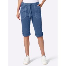 7/8-Jeans Heine, Herren, Gr. 38, Normalgr&ouml;&szlig;en, jeansblau, 98% Baumwolle, 2% Elasthan, unifarben, kurz, Jeans