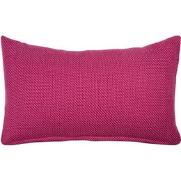 Dekokissen Pad "LILO, Made in Europe", pink (pink, unifarben), B:60cm L:35cm, Obermaterial: 100% Baumwolle, Dekokissen_Sitzkissen_Kissenh&uuml;llen, Kissenbezug ohne F&uuml;llung, Uni Farben, 1 St&uuml;ck, 35x60 cm & 50x50 cm