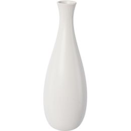 CREATIV HOME Dekovase "Vase", B/H/T: 30cm &Oslash; 10,5cmwei&szlig;, Vasen, im formsch&ouml;nen Design