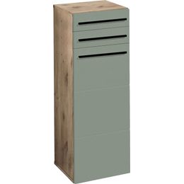 Midischrank, B:34cm H:104cm T:31cmschilfgr&uuml;n, viking oak, BASIC BY BALCULINA, Badezimmer, Schr&auml;nke, "Vista BxHxT 34x104x31 cm", Breite 34cm,