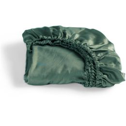 Spannbettlaken Cinderella "Cinderella Sundays Satin, f&uuml;r Matratzen bis 25 cm H&ouml;he", gr&uuml;n, B:140cm L:200cm, Satin, Obermaterial: 100% Baumwolle, Bettlaken, Spannbettlaken, f&uuml;r Matratzen bis 25 cm H&ouml;he