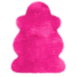 Fellteppich Heitmann Felle "Lammfell farbig - Premium Qualit&auml;t" Gr. 41, pink, B:68cm H:70mm L:100cm, Lammfell, Teppiche, Fellteppich, echtes Austral. Lammfell, besonders dicht & weich, verschiedene Gr&ouml;&szlig;en