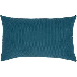 Dekokissen Pad "CASUAL", petrol, unifarben, B:35cm L:60cm, Polyacryl, Polyester, Dekokissen_Sitzkissen_Kissenh&uuml;llen, Made in Europe, Uni Farben, verschiedene Gr&ouml;&szlig;en