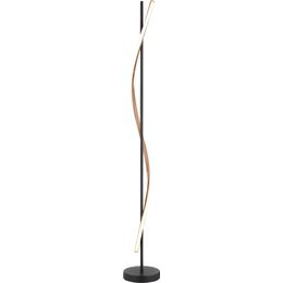 Globo LIGHTING Stehlampe "WATKINS", &Oslash; 20cm H: 150,7cm, 1 Stk.schwarz matt, Wohnzimmer, Leuchten, Stehlampe Wohnzimmer Schlafzimmer Flur Design-Leuchte