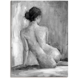 Wandbild Artland "Figur in schwarz & wei&szlig; I", grau (farbe bild(er): grau), B:30cm H:40cm, Bilder, als Alubild, Leinwandbild, Poster in verschied. Gr&ouml;&szlig;en