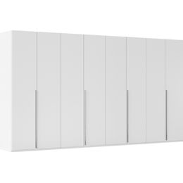 Dreht&uuml;renschrank Rauch "Kleiderschrank Schrank Garderobe W&auml;scheschrank BESTSELLER MONTCLAR", alpinwei&szlig;, griffe chrom, B:400cm H:223cm T:60cm, Holzwerkstoff, Schr&auml;nke, Dreht&uuml;renschrank, Front in Glas/Hochglanz/Dekor/Grauspiegel in 5 Breiten MADE IN GERMANY, Topseller