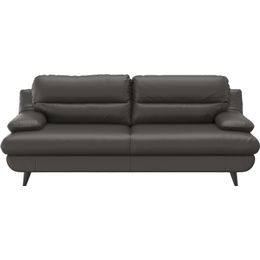 3-Sitzer COTTA, B:218cm T:95cmfango, GEDECKTES RINDSLEDER, Sofas, Zeitloses Design