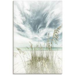 Wandbild Artland "Himmlische Stille am Strand Vintage", wei&szlig; (farbe bild(er): wei&szlig;), B:20cm H:30cm, Bilder, als Leinwandbild, Poster in verschied. Gr&ouml;&szlig;en