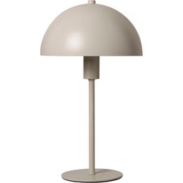 OTTO HOME Tischleuchte "Husballa - Pilzlampe", beige, 1, Ø 20cm H: 35cm, 1 Stk., Leuchten, Pilzleuchte, Tischlampe, Metallsockel, Höhe 35 cm, Pilzdesign, Tischleuchte