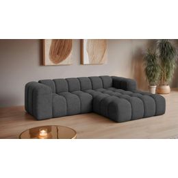 Ecksofa OTTO HOME, B:248cm H:72cm T:186cmdunkelgrau, 100% Polyester, Wohnzimmer, Sofas, "KALLIE L-Form, 248 cm - OTTO. Verl&auml;ssliche Qualit&auml;t.",
