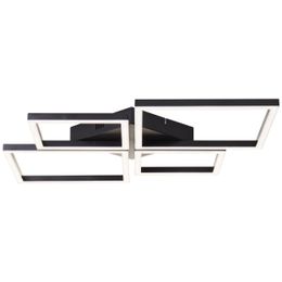 Brilliant LED Deckenleuchte "Tabea", schwarz, 1, H: 5cm, 1 Stk., Leuchten, 58 x 80 cm, 3500lm, 3000-6500K, dimmbar, CCT, schwarz, LED Deckenleuchte