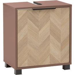 Waschbeckenunterschrank Schildmeyer "Piazza, Breite 50,3 cm", mauve, B:50,3cm H:56cm T:33cm, FSC-zertifizierter Holzwerkstoff, Schr&auml;nke, Waschbeckenunterschrank, Made in Germany