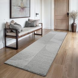 Teppich the carpet "Everest", grau, B:80cm H:14mm L:150cm, Polypropylen, Teppiche, Teppich, moderner Wohnzimmer Teppich hohe Flordichte
