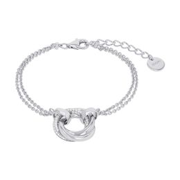 JOOP! Armband JOOP "Schmuck, Geschenk", silberfarben, kristallweiß, kristallweiß, Armbänder, Damen, 20cm, Silber 925 (Sterlingsilber), Armband, mit Zirkonia (synth.)