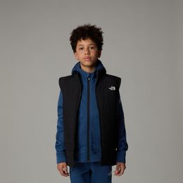 Funktionsweste The North Face "Never Stop Synthetikweste für Jungen", Jungen, Gr. XS (116/122), schwarz (tnf schwarz), Obermaterial: 100% Polyester. Futter: 100% Polyester. Wattierung: 100% Polyester, Westen Funktionsweste, aus Polyester, leichte Synthetik-Isolierung, sportlicher Stil