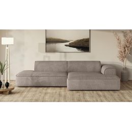 Ecksofa, B:294cm H:71cm T:165cmdesert taupe, exxpo - SOFA FASHION, Wohnzimmer, Sofas, "Billund modernes Designsofa, bequem und elegant, Breite 294cm,
