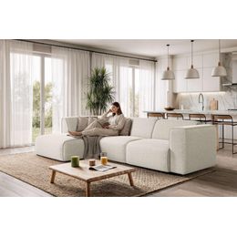 Ecksofa OTTO HOME, B:295cm H:70cm T:162cmbeige, 100% Polyester, Wohnzimmer, Sofas, "Merid L-Form, B: 295 cm - OTTO. Verl&auml;ssliche Qualit&auml;t.",