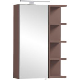 Spiegelschrank Schildmeyer, B:49,7cm H:74,8cm T:16cmmauve, FSC-zertifizierter Holzwerkstoff, Badezimmer, Schr&auml;nke, "Piazza, Breite 49,7 cm", Made in