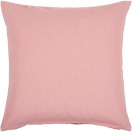Dekokissen Pad "Leda", pink, unifarben, B:40cm L:40cm, Baumwolle, Dekokissen_Sitzkissen_Kissenh&uuml;llen, einzigartiges Design, Kissenh&uuml;lle ohne F&uuml;llung, 1 St&uuml;ck