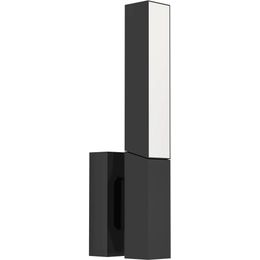 Eglo Wandleuchte "Ugento Wandlampe, Au&szlig;enbeleuchtung, schwenkbarer Spot, Metall, IP44", 2, H: 31,5cm, 1 Stk.schwarz, Leuchten, Wand-/Deckenleuchte -