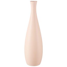 CREATIV HOME Dekovase "Vase", B/H/T: 40cm &Oslash; 11,5cmapricot, Vasen, im formsch&ouml;nen Design