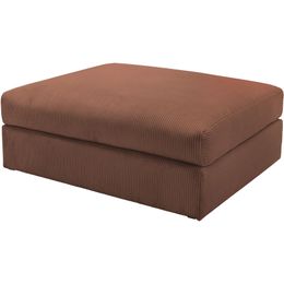 Polsterhocker Home Affaire, B:101cm H:52cm T:97cmterracota, 100% Polyester, Hocker, "Soft&Cosy XL, B: 101 cm - OTTO. Verl&auml;ssliche Qualit&auml;t.",