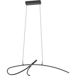 Eglo Hängeleuchte "CARDONCITO Pendellampe - Stahl - LED - 20W - IP20", schwarz, 1, H: 110cm, 1 Stk., Leuchten, Hängelampe, Deckenlampe, Wohnzimmer, Esszimmer, L95,5 x B7 x H110 cm, Hängeleuchte