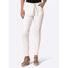 5-Pocket-Jeans Heine, Herren, Gr. 38, Normalgr&ouml;&szlig;en, ecru, 97% Baumwolle, 3% Elasthan, unifarben, lang, Jeans 5-Pocket-Jeans