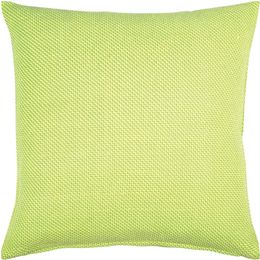 Dekokissen Pad "LILO, Made in Europe", gr&uuml;n (light gr&uuml;n, unifarben), B:50cm L:50cm, Obermaterial: 100% Baumwolle, Dekokissen_Sitzkissen_Kissenh&uuml;llen, Kissenbezug ohne F&uuml;llung, Uni Farben, 1 St&uuml;ck, 35x60 cm & 50x50 cm