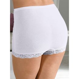 Pagenschl&uuml;pfer Nina von C., Damen, Gr. 40, 4 Stk., wei&szlig;, 93% Baumwolle, 7% Elasthan, Unterhosen