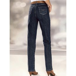 5-Pocket-Jeans Casual Looks, Damen, Gr. 84, Langgr&ouml;&szlig;en, blau (blau, stone, washed), 78% Baumwolle, 20% Polyester, 2% Elasthan, unifarben, lang, Jeans 5-Pocket-Jeans, Topseller