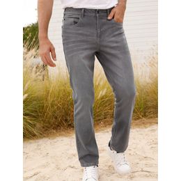 5-Pocket-Jeans Catamaran, Herren, Gr. 30, Unterbauchgr&ouml;&szlig;en, stone, grau, denim, 98% Baumwolle, 2% Elasthan, unifarben, lang, Jeans 5-Pocket-Jeans