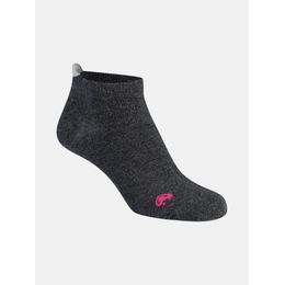 LIEBLINGSST&Uuml;CK LIEBLINGSST&Uuml;CK Damen Kurzsocken "Lovely Socks "KellyEP" aus Baumwollmix", Gr. 35980, anthra, Baumwolle, Elasthan, Polyamid, metallisierte Fasern,