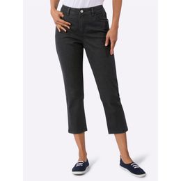 7/8-Jeans Casual Looks, Herren, Gr. 36, Normalgr&ouml;&szlig;en, schwarz, denim, 99% Baumwolle, 1% Elasthan, unifarben, 7/8-L&auml;nge, Jeans
