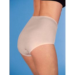 Taillenslip Mey, Damen, Gr. 42/44, 2 Stk., beige (puder), 60% Baumwolle, 35% Viskose, 5% Elasthan, Unterhosen Taillenslip