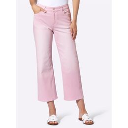 7/8-Jeans Heine, Herren, Gr. 38, Normalgr&ouml;&szlig;en, ros&eacute;, 98% Baumwolle, 2% Elasthan, unifarben, 7/8-L&auml;nge, Jeans