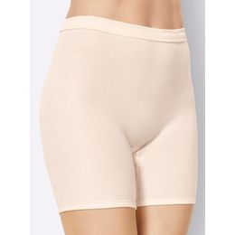 wäschepur Pagenschlüpfer WÄSCHEPUR, Damen, Gr. 38, 3 Stk., beige (elfenbein), 95% Baumwolle, 5% Elasthan, Unterhosen